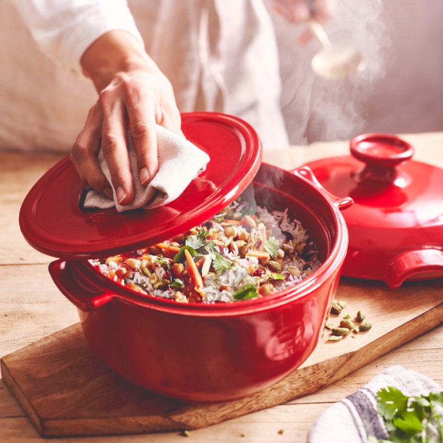 Emile Henry Rice Pot okrugli keramički Dutch oven za kuhanje riže i ...