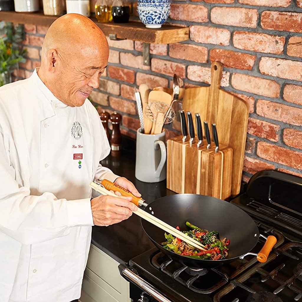 Ken Hom Classic Non-stick čelični wok - LONCI&POKLOPCI by Bajde